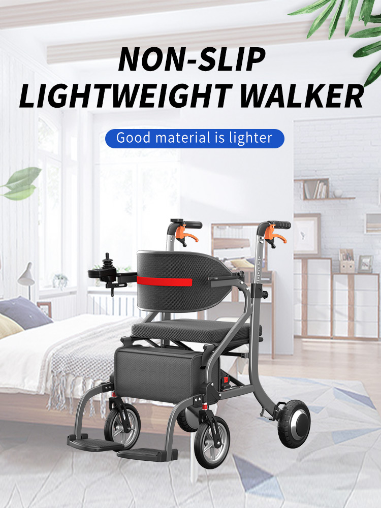 YSW7014 Power Motorized wheelchair Walker Rollator